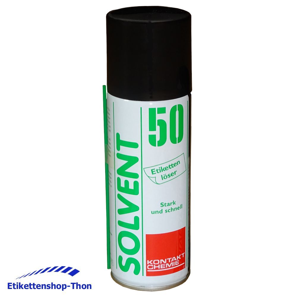 Etikettenshop-Thon - Etikettenlöser SOLVENT 50 - 200 ml